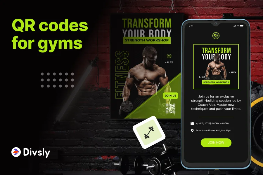 QR Code Generator for Wellness & Fitness